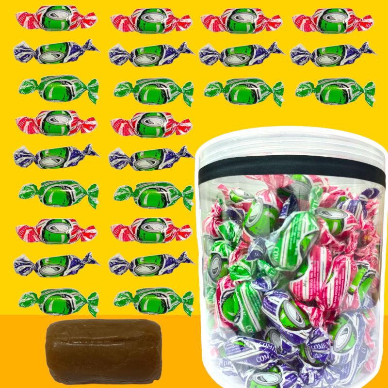 HALAL DALAM BALANG 100pcs Gula Gula Kelapa / Gula Gula Santan Kelapa ...