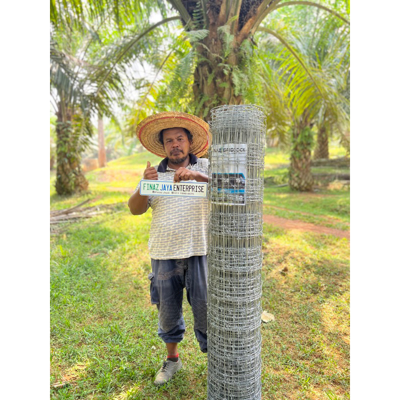 Pagar Cyclone ikatan gridlock (fixed knot ) - 5 kaki pagar 100% anti ...
