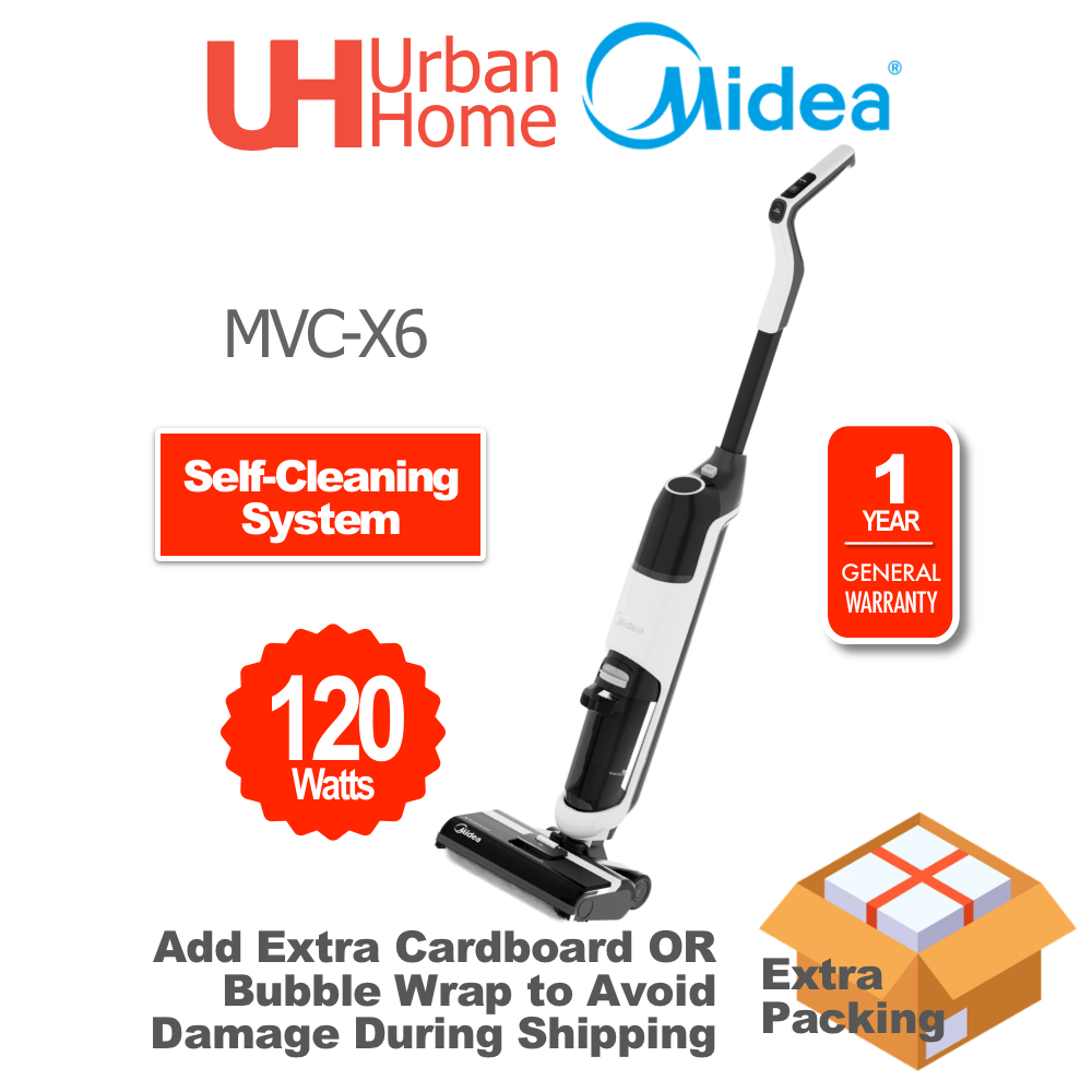 Midea Wet & Dry Cordless Floor Washer Mop Vacuum (120w) MVC-X6 | Shopee ...