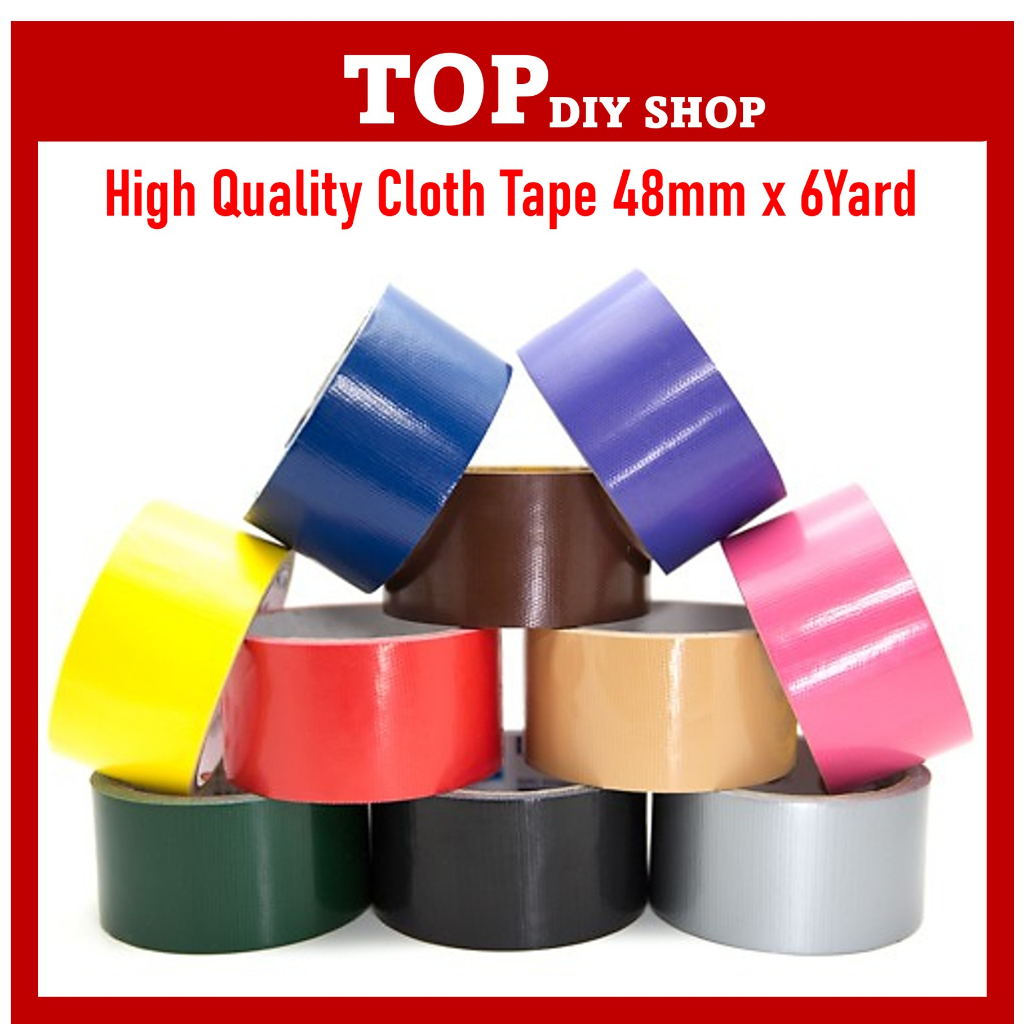 High Quality Cloth Tape 48mm x 6Yard | Shopee Malaysia
