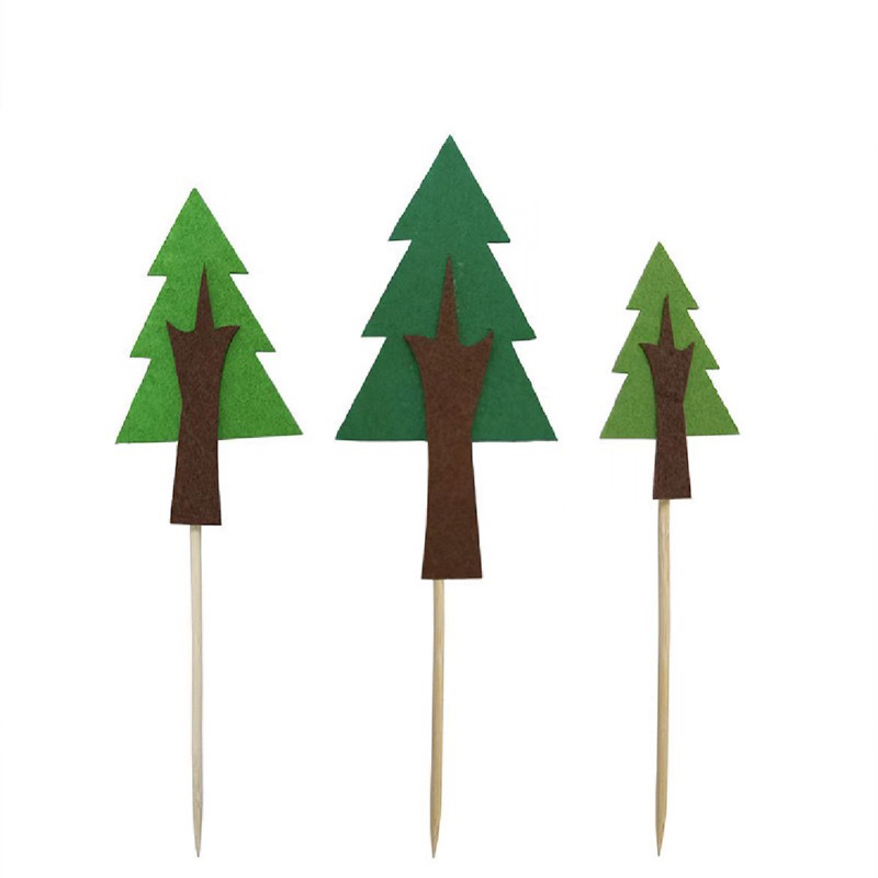 Cake Topper Tree Birthday Cake topper Cake decoration 树木蛋糕插件 pokok ...