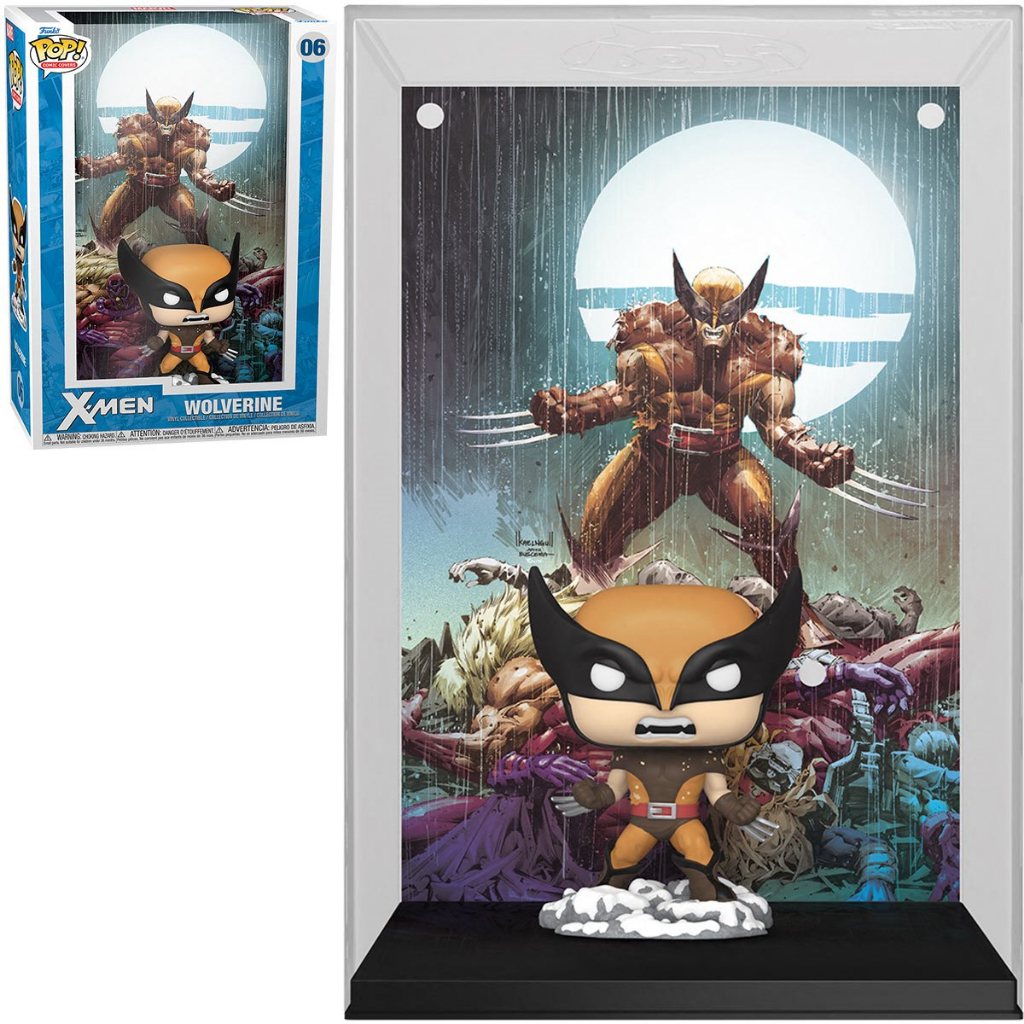 FUNKO WOLVERINE POP! COMIC COVER VINYL FIGURE WITH CASE ORIGINAL ...