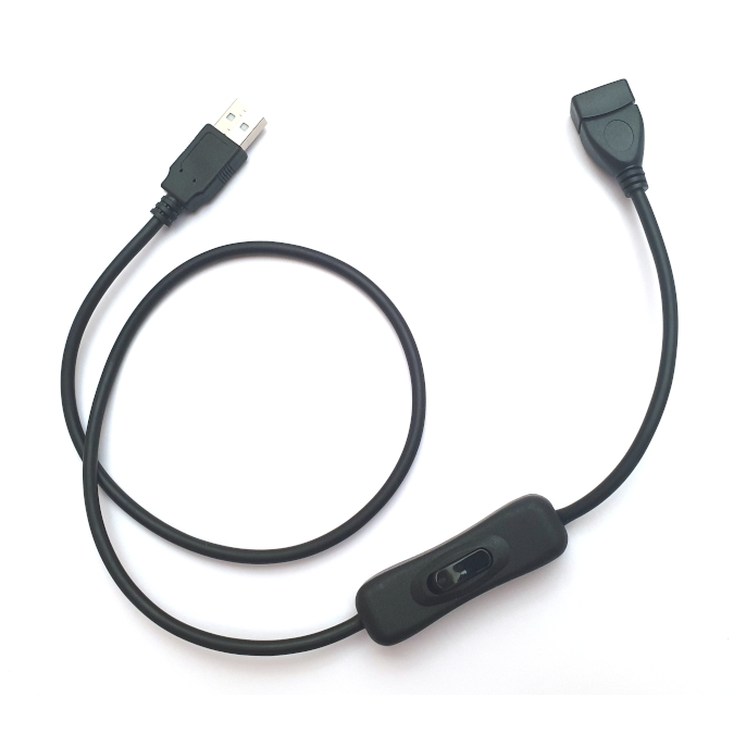 USB 2.0 Male to Female Data Power Extension Cable with On Off Switch 0 ...