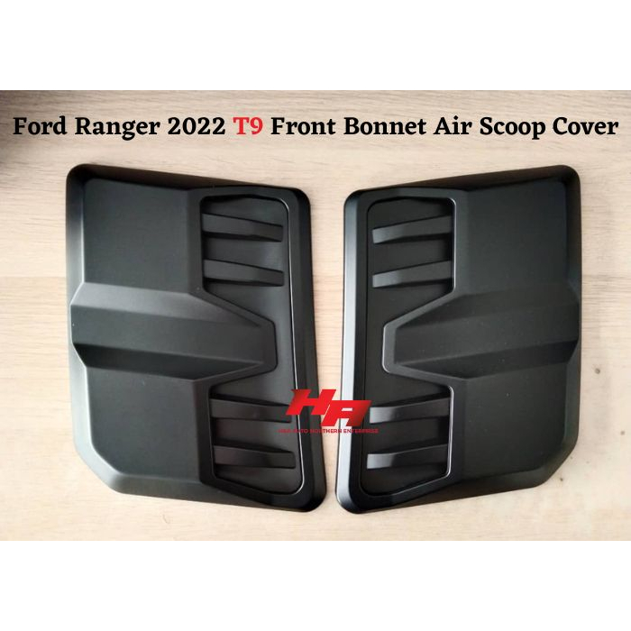 Ford Ranger 2022 2023 T9 Front Bonnet Air Scoop Cover (2pcs) | Shopee ...