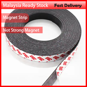 Flexible Magnetic Bar Strip 3M Self Adhesive Tape Roll with 3M Double ...