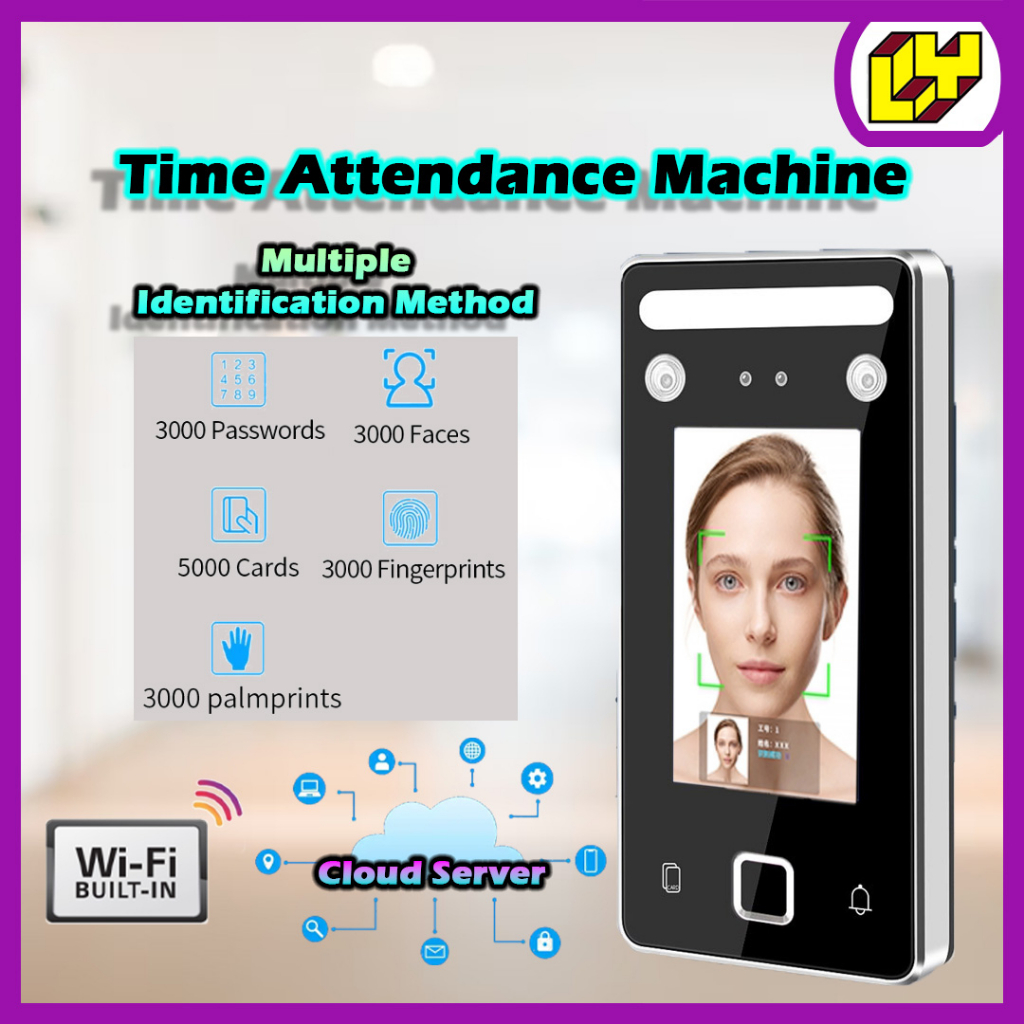 Tcp Ip Biometric Face Identification Gate Access Control Keypad Fingerprint Facial Time