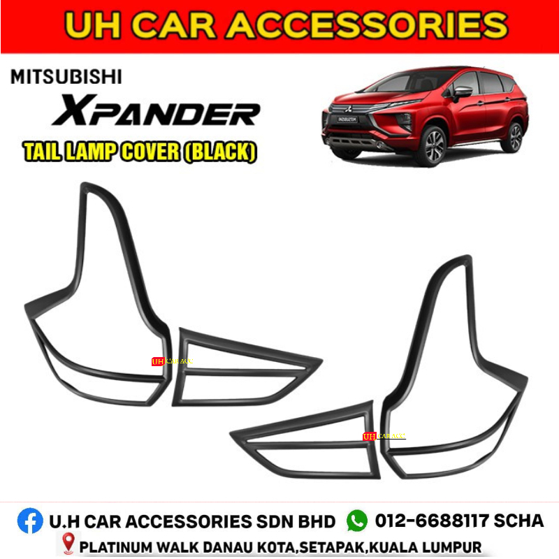 MITSUBISHI XPANDER 2020 - 2023 REAR TAIL LAMP TAILLAMP COVER MATTE ...