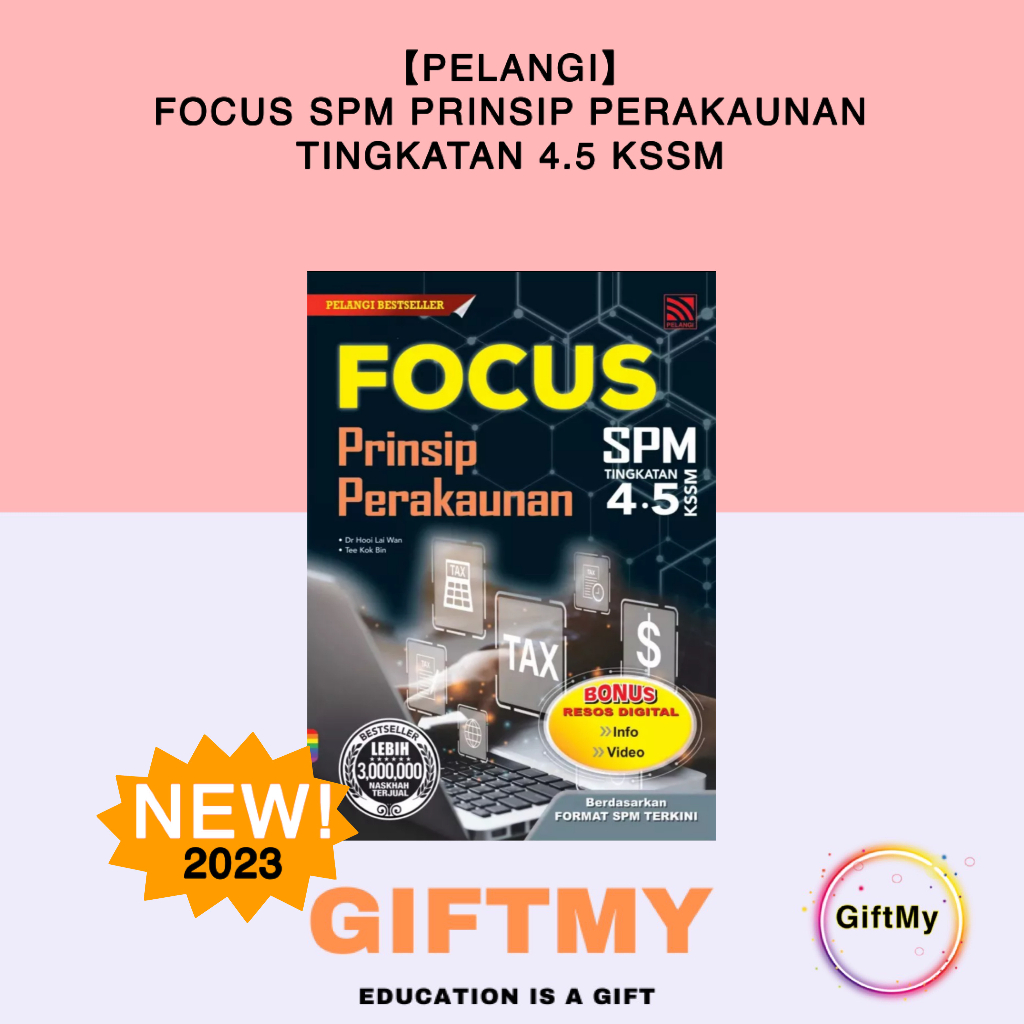 【Pelangi】Focus SPM Prinsip Perakaunan Tingkatan 4.5 KSSM 2023 — Buku ...