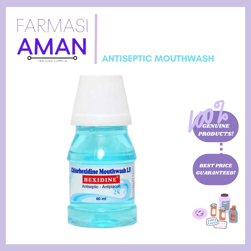 Hexidine Chlorhexidine Mouthwash B.P. 80ml | Shopee Malaysia