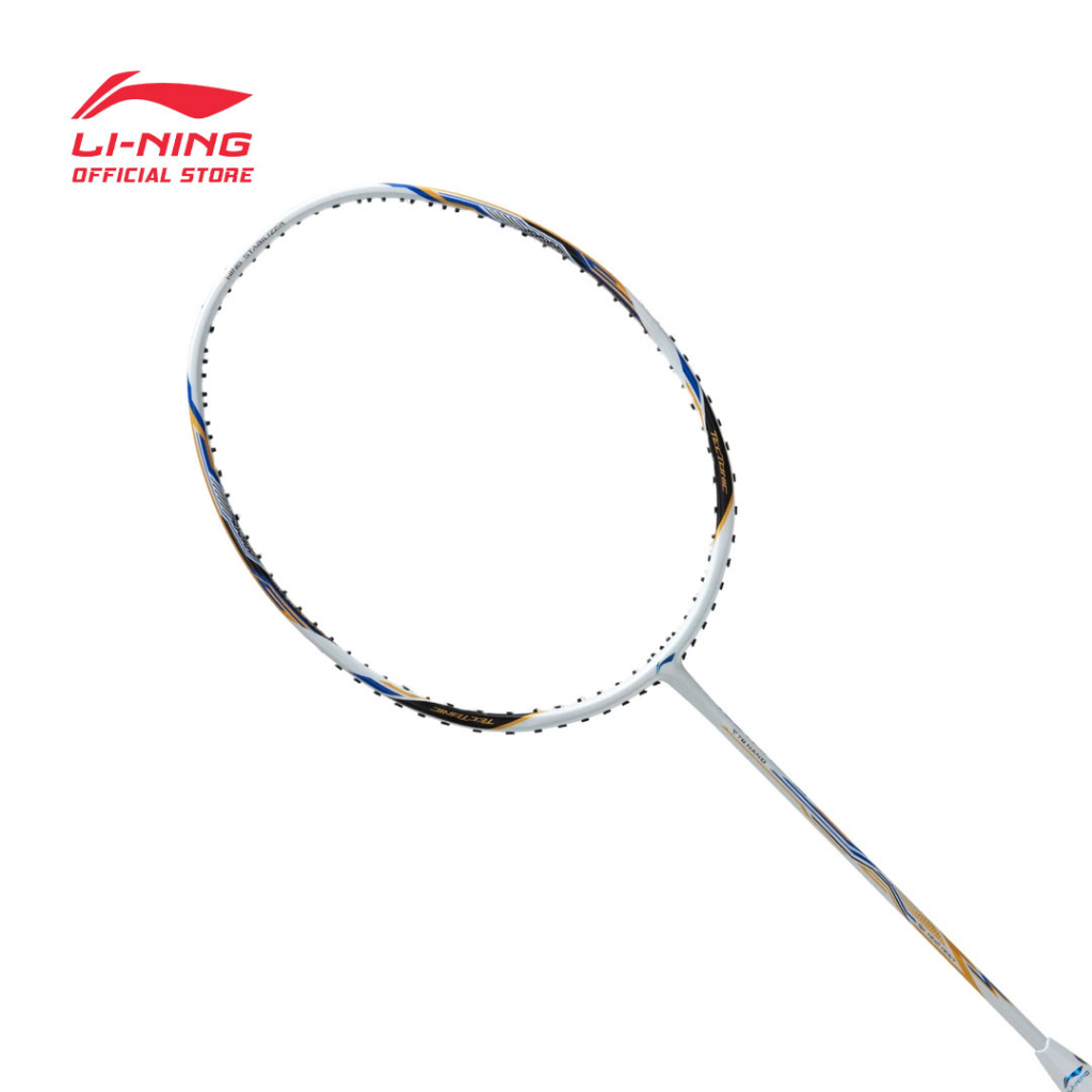 LI-NING TECTONIC 3R (4U) BADMINTON RACQUET - WHITE/GOLD/BLUE - AYPS199 ...