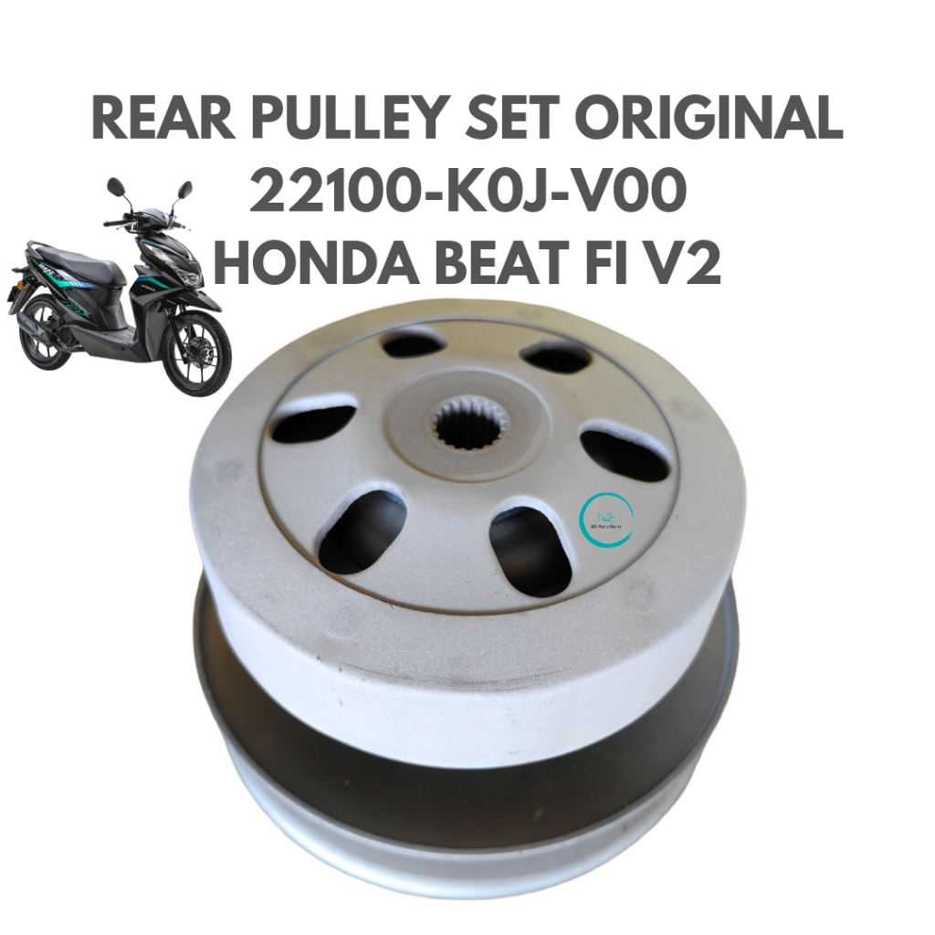 ORIGINAL REAR PULLEY HONDA BEAT V2 BEAT 110 V2 BEAT FI V2 | Shopee Malaysia