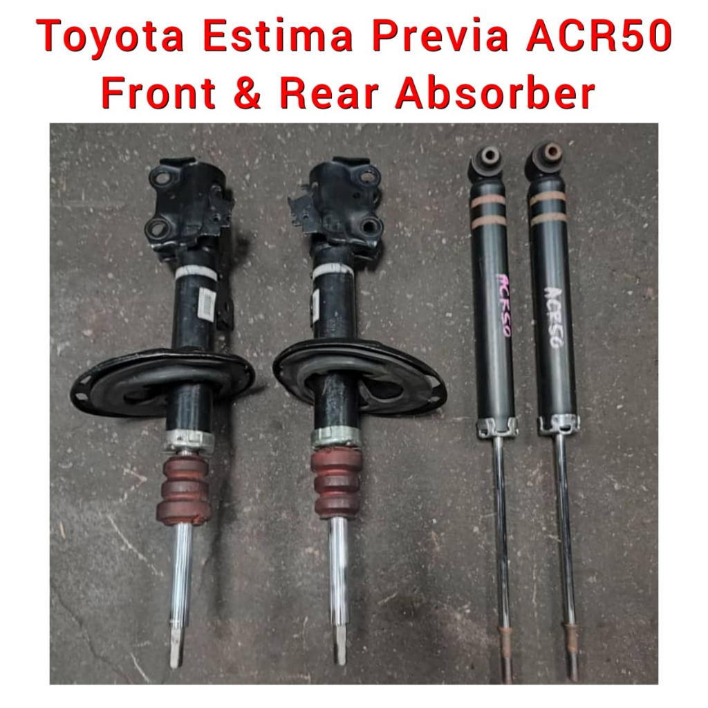 🇯🇵🇯🇵 Toyota Estima Previa ACR50 GSR50 Front & Rear Absorber / Shock ...