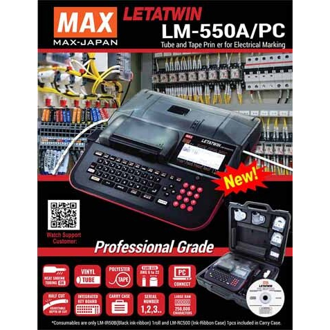 MAX LETATWIN LM-550A2/PC LETTERING MACHINE | Shopee Malaysia