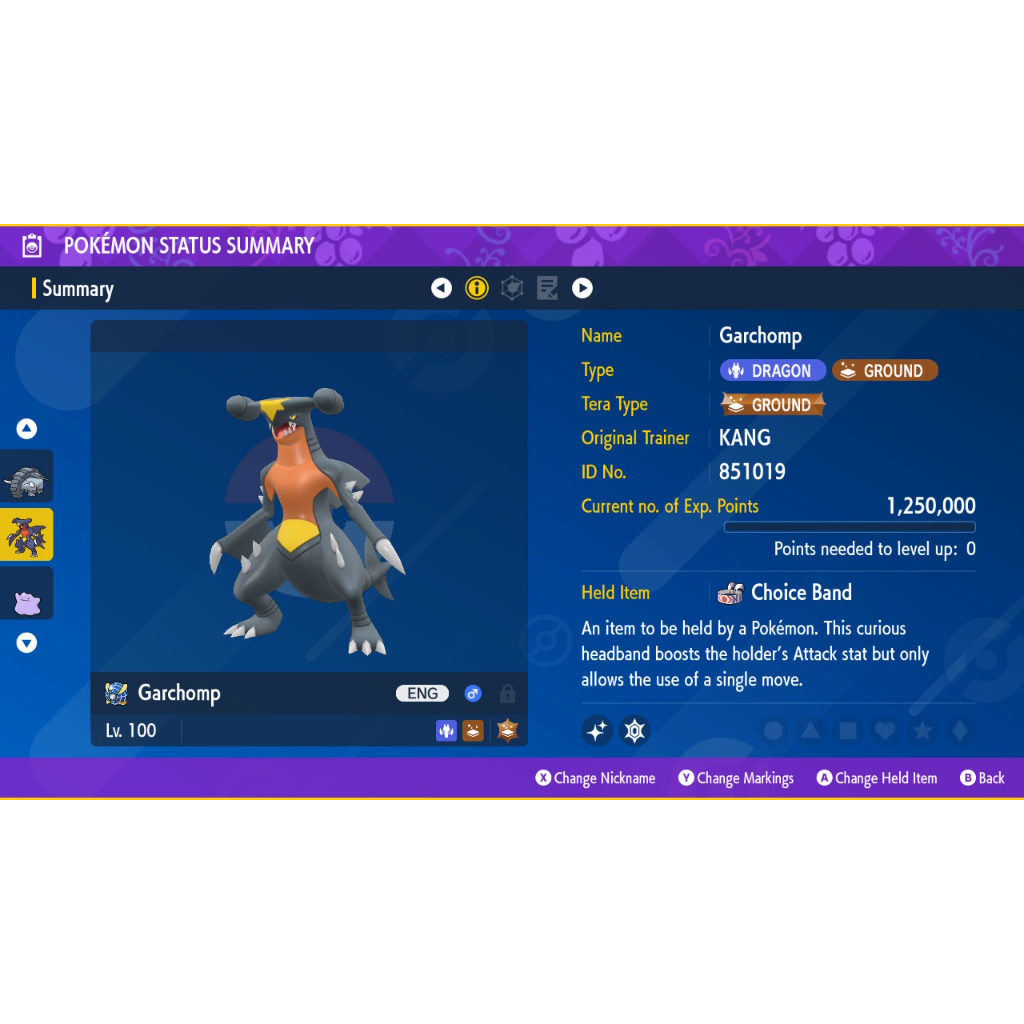 Pokemon Scarlet & Violet - 6IV Shiny Garchomp [Ranked Battle Best Build ...