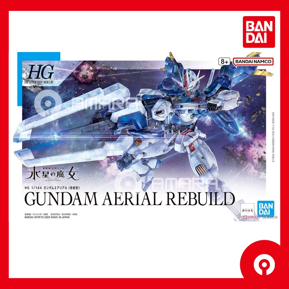 BANDAI Gundam Aerial Rebuild HG 1/144 Mobile Suit Gundam Witch of ...