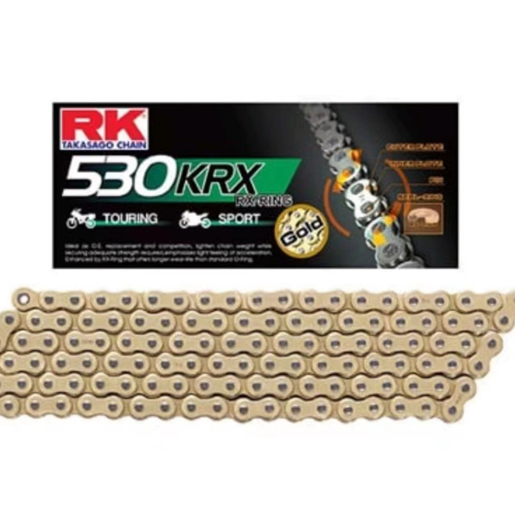 RK TAKASAGO 530KRX120L O-RING / X-RING CHAIN 100% ORIGINAL | Shopee ...