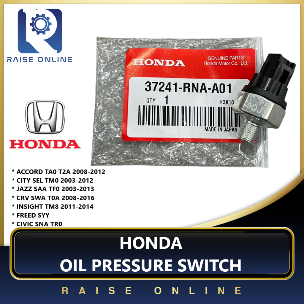 HONDA JAPAN OIL PRESSURE SWITCH FOR ACCORD TA0 T2A/ CITY SEL TM0/ JAZZ ...