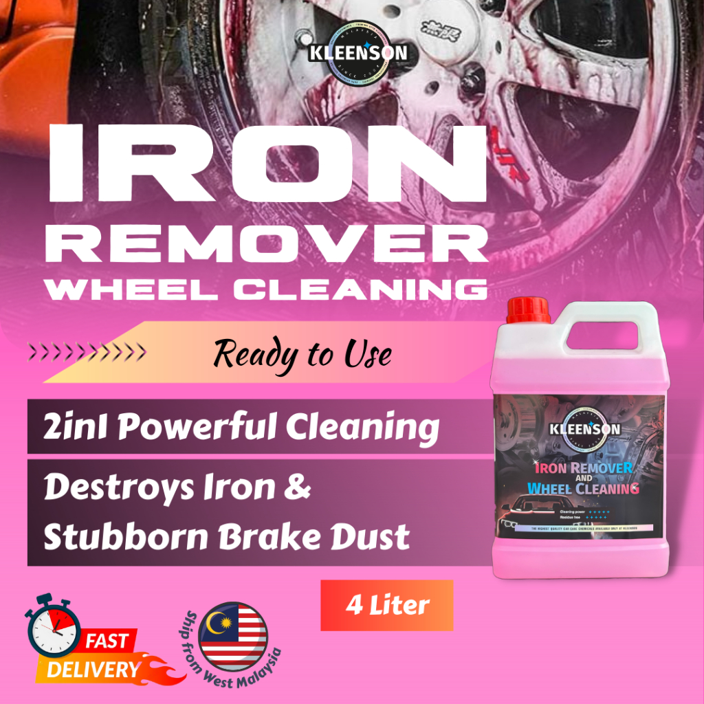 【Kleenson】Iron Remover and Wheel Cleaning 4L | Degreaser, Wheel Cleaner ...