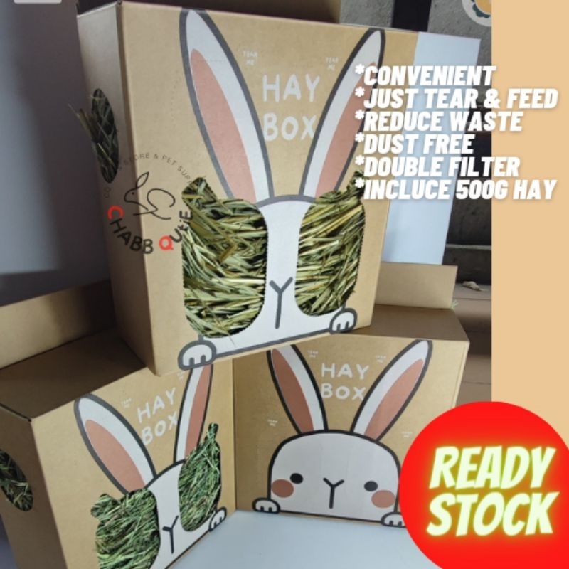 Hay Box 500g Dust Free Double filtered (Timothy hay 1st cut, 2nd cut ...