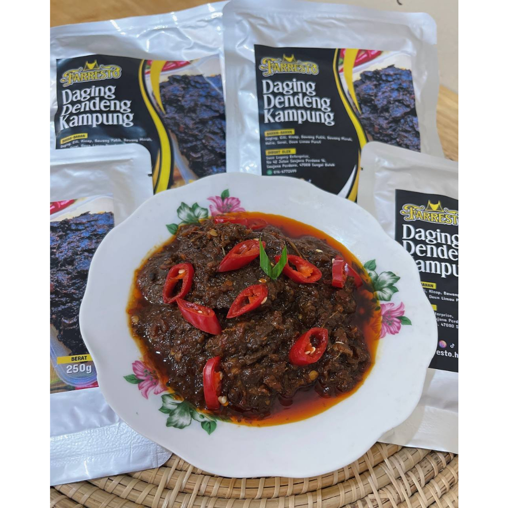 Daging Dendeng Kampung by Farresto (Ready To Eat) | Shopee Malaysia