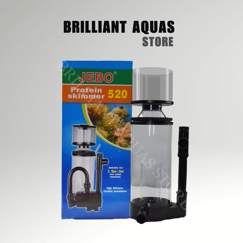 JEBO 520 Protein Skimmer With Submersible Pump 90W, 3200L/H (One Full ...
