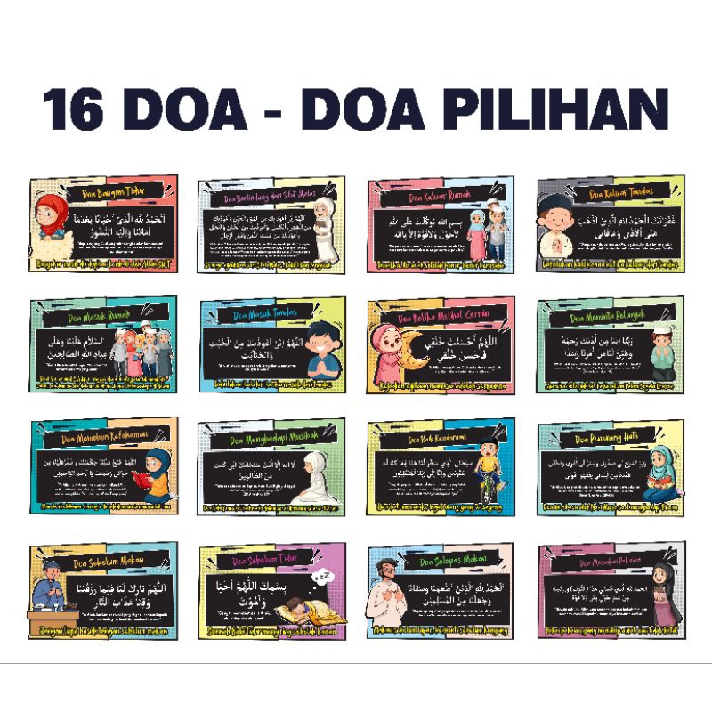 STICKER DOA 1SET (16 STICKER) | Shopee Malaysia