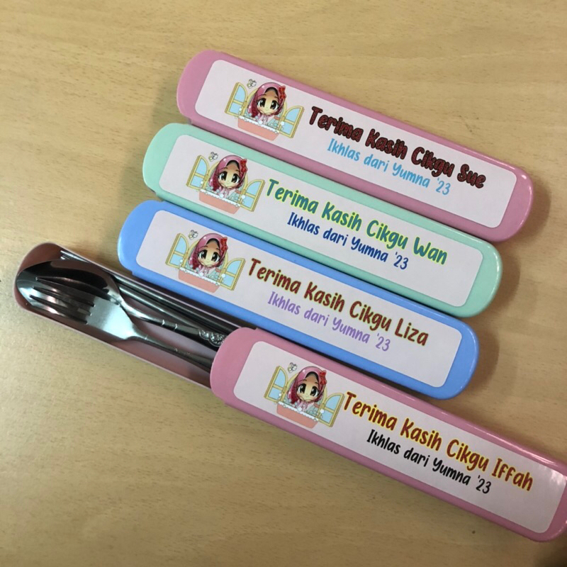 Set sudu hari guru teachers day gift 2023 custom name | Shopee Malaysia