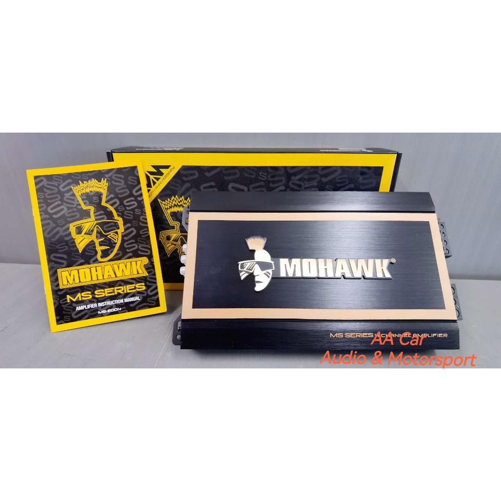 100% Original MOHAWK MS - Series 4 Channel Amplifier (MS-200.4) Class A ...