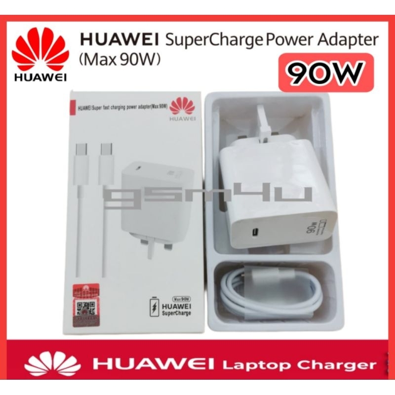 Huawei 3 Pin Plug(90W/65W)Inifinix X1 Laptop Charger Matebook 14S D16 ...