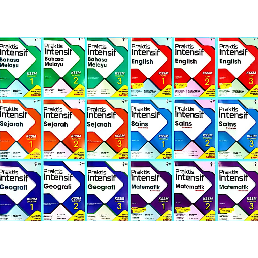 [ EPH ] Praktis Intensif KSSM Tingkatan 1 , 2 & 3 2023 Buku Latihan | Shopee Malaysia