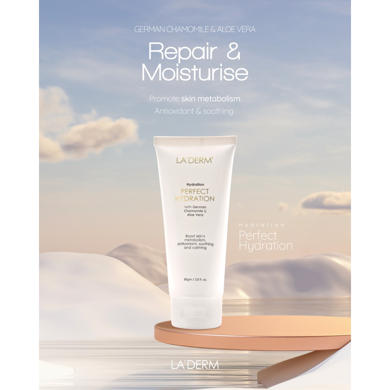LA’DERM 𝙃-𝘼𝙦𝙪𝙖𝙩𝙞𝙘 𝘿𝙚𝙧𝙢𝙞𝙨 𝙍𝙚𝙥𝙖𝙞𝙧-WATER GEL HYDRATION超强保湿修复 – 水凝胶 保湿 ...