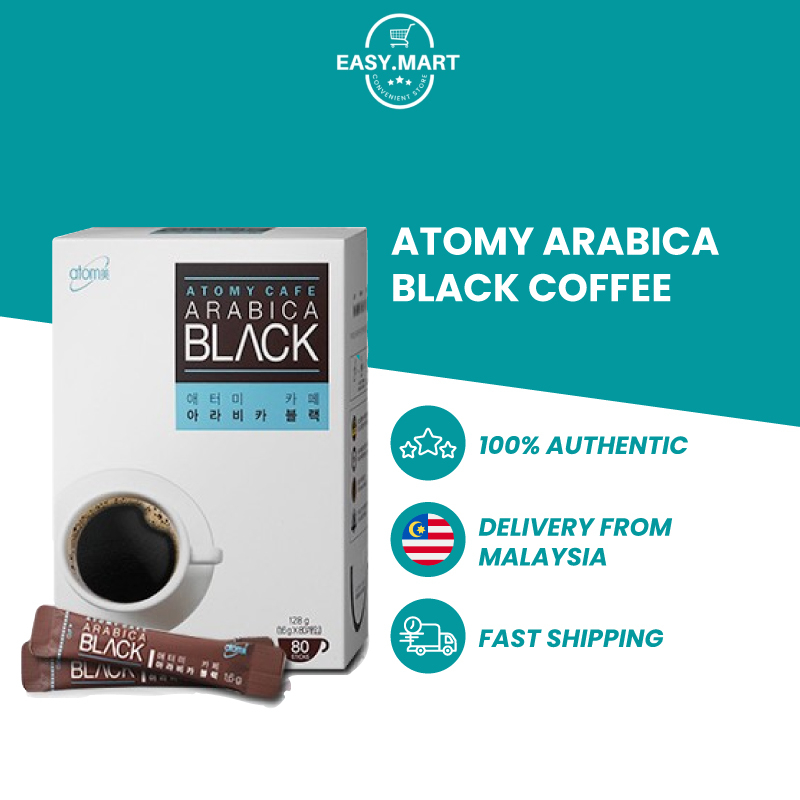 READY STOCK Atomy Arabica Black Coffee 哎多美阿拉比卡黑咖啡 20sticks | Shopee ...
