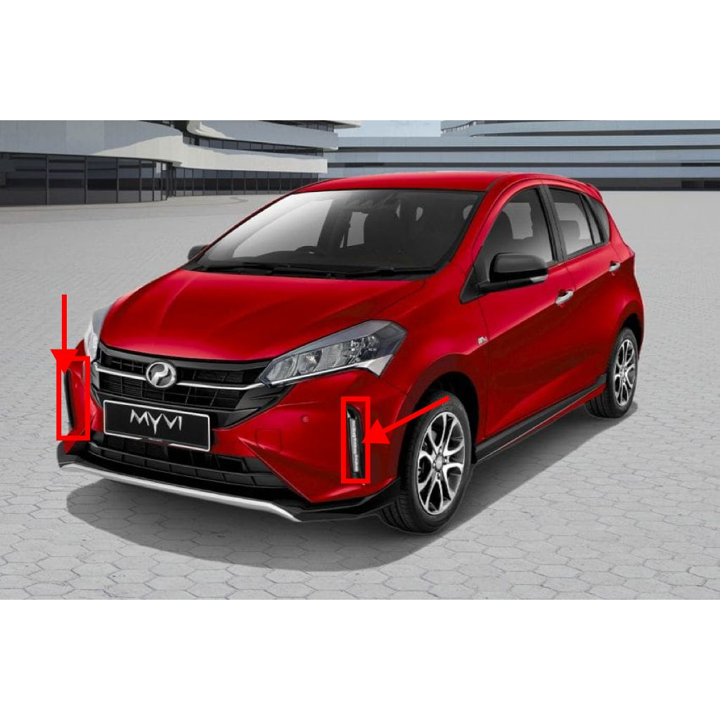 MYVI 2022 D51A BUMPER SIDE DAYLIGHT COVER FOG LAMP (HAVE HOLE) COVER ...