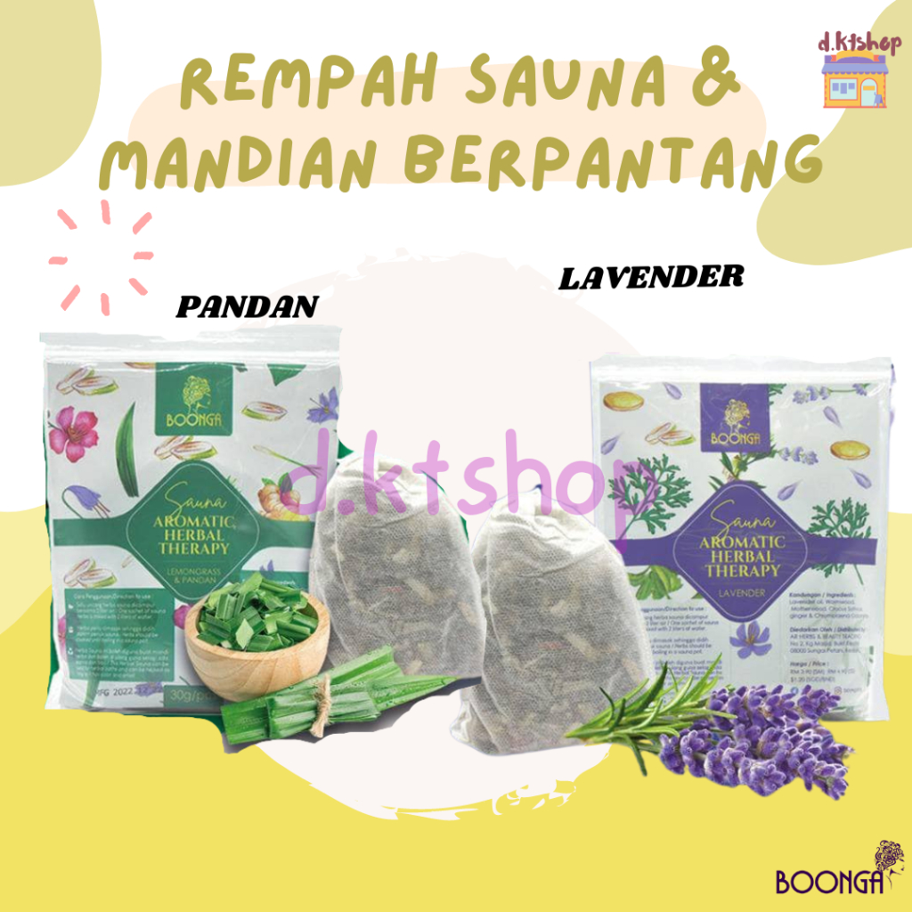 Mandian Herba Boonga Rempah Sauna Pecah Lemak | Herba Sauna Tent Sauna ...