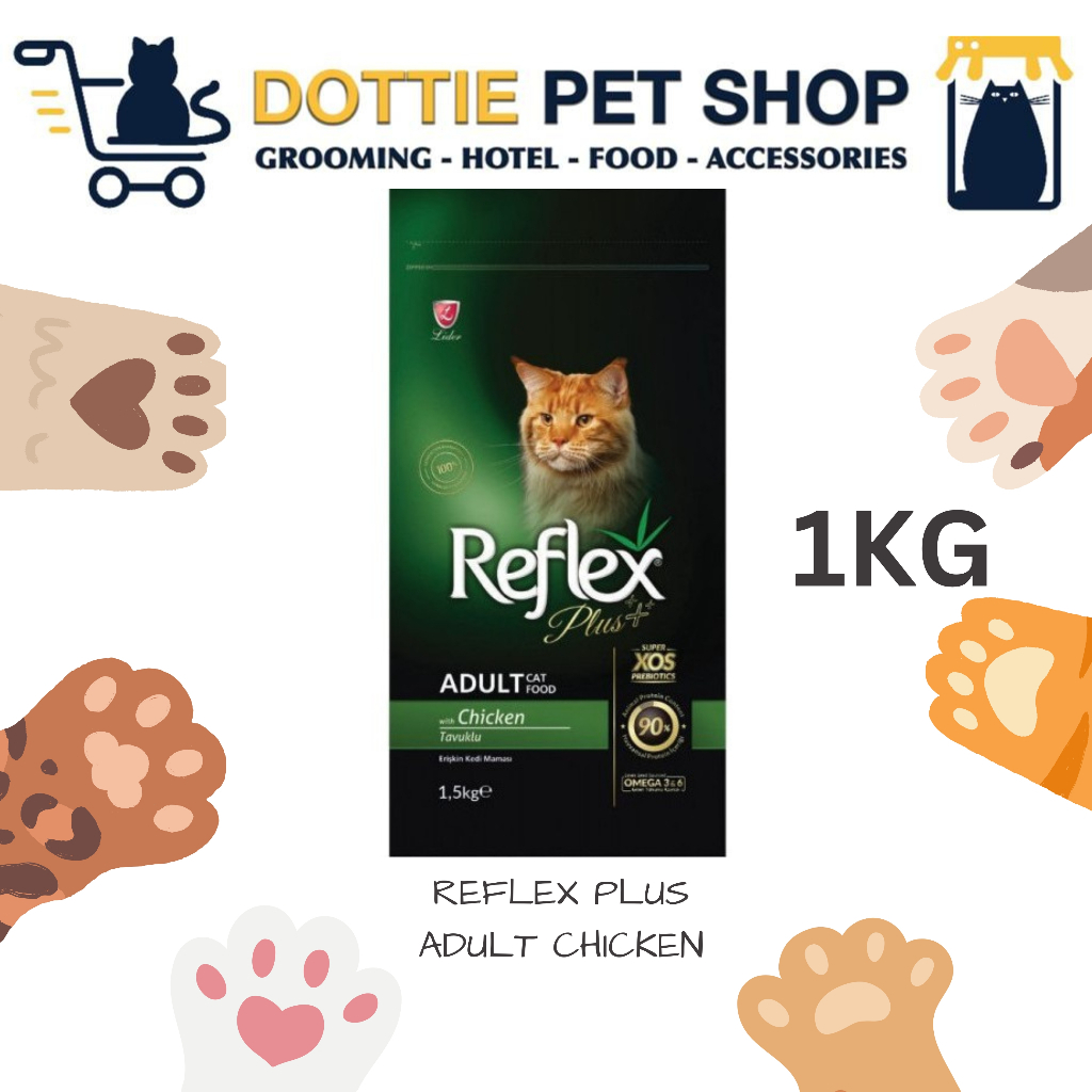 Reflex Plus Chicken Adult (ORIGINAL) Repack 1Kg | Shopee Malaysia