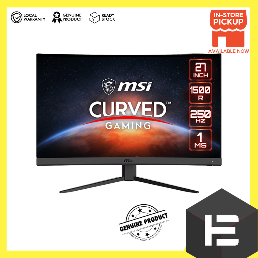 MSI Optix 27" G27C4X Curved Gaming Monitor - ( VA / FHD / 250Hz ...