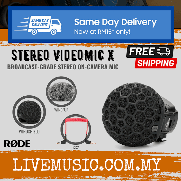 Rode Stereo VideoMic X Broadcast-grade Stereo On-camera Microphone ...