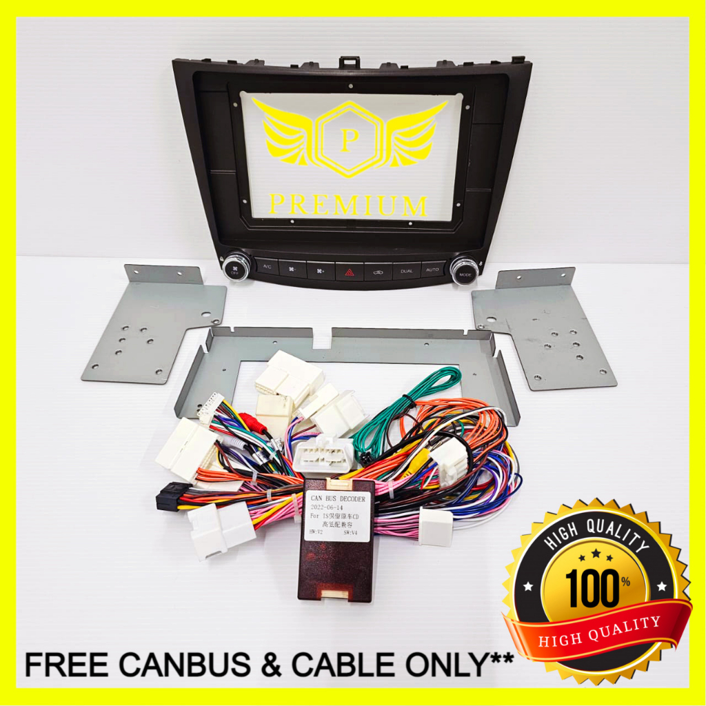 LEXUS IS250 2006-2012 10 INCH ANDROID CASING (FREE CANBUS+CABLE+6PCS ...