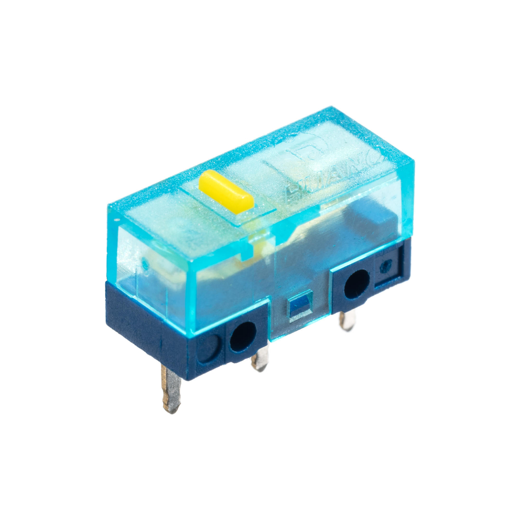 Huano Transparent Blue/Yellow Mouse Micro Switch | Shopee Malaysia