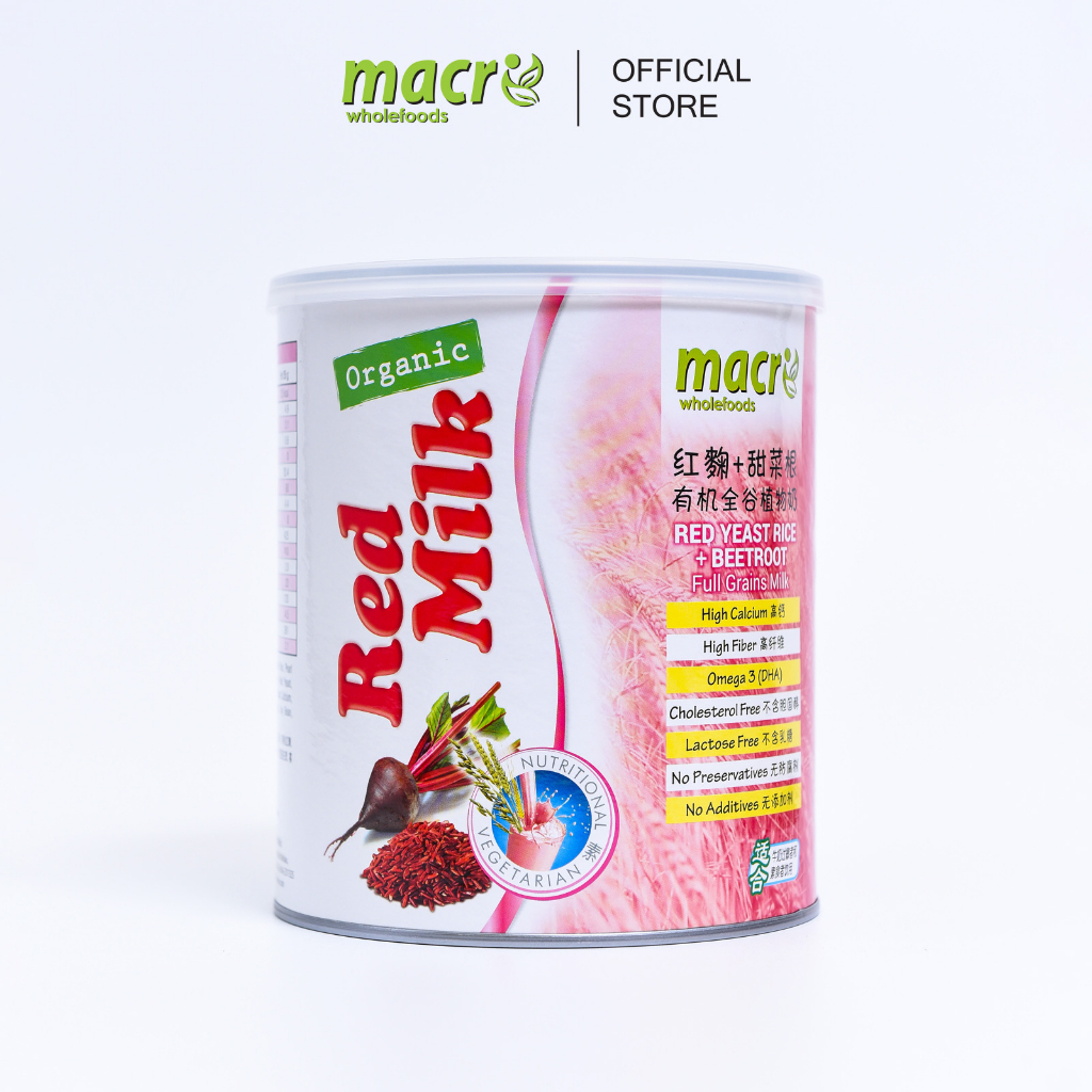 Macro Wholefoods Organic Red Yeast Rice & Beetroot Full Grains Milk ...