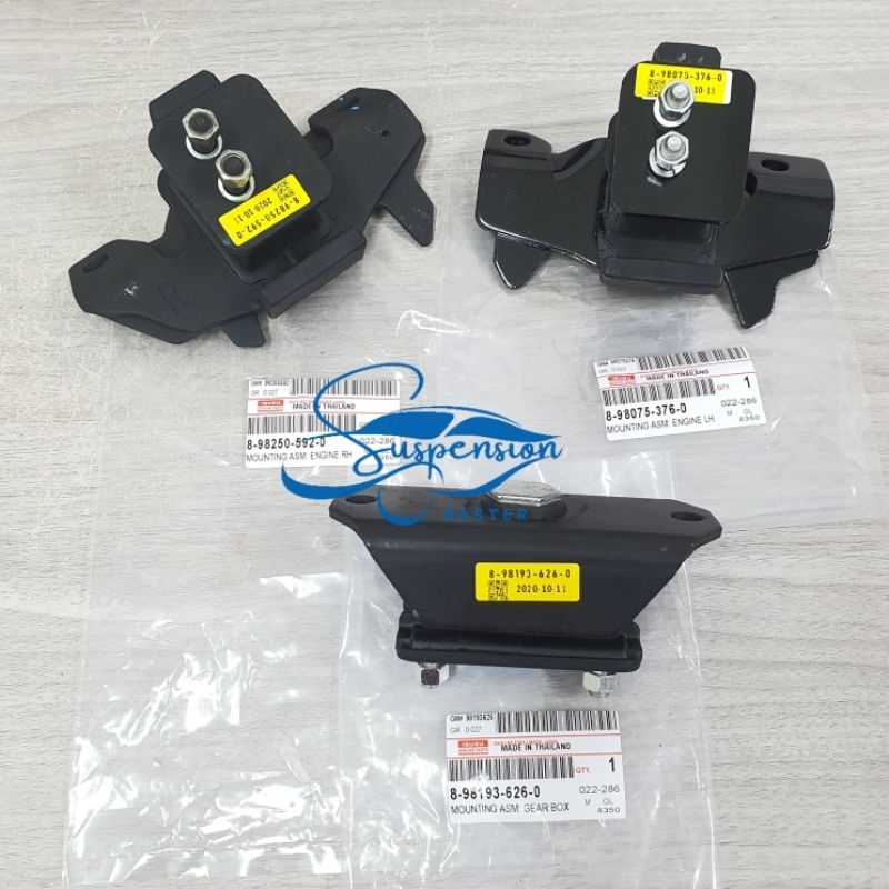 3 IN 1 SET -ENGINE MOUNTING ISUZU D-MAX D MAX2012-2020 2WD AUTO MANUAL ...