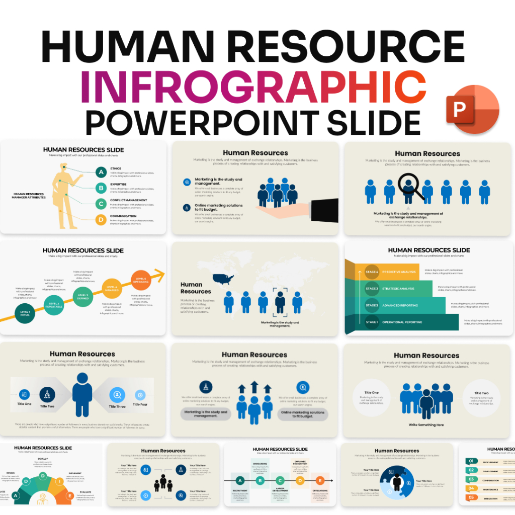 Human Resources(HR) Infographics PowerPoint Presentation Template ...