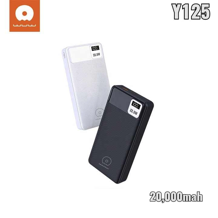 WUW Y124/Y125 10,000mah 20,000mah PD 22.5W Super Fast Charge Power Bank ...