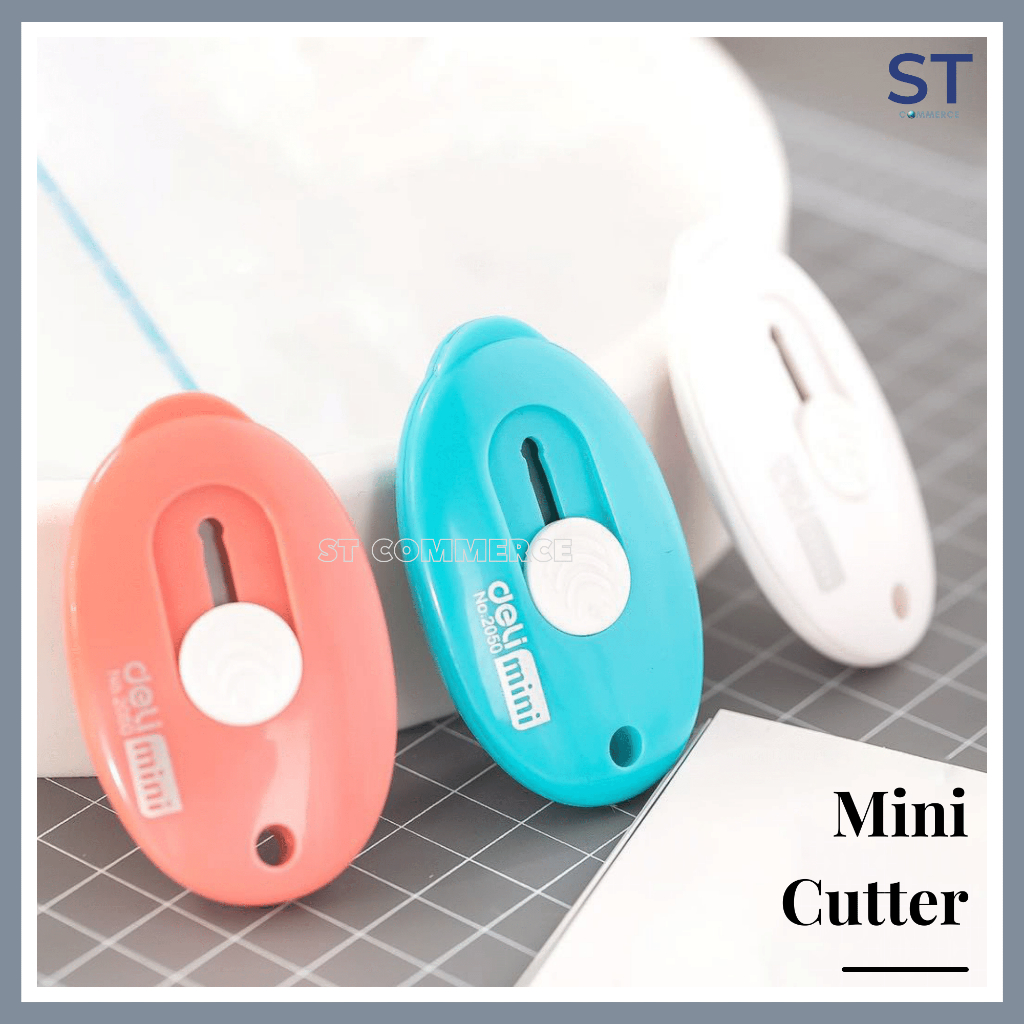 Deli Mini Cutter Portable Paper Cutter Parcel Cutter Art Knife ...