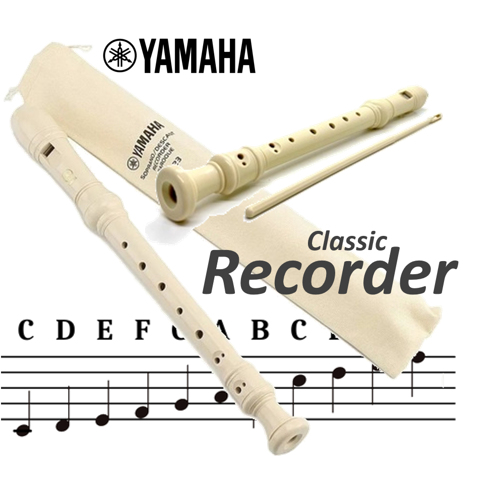 Recorder CLassic / Yamaha YRS-23B Soprano ABS Plastic Recorder with ...