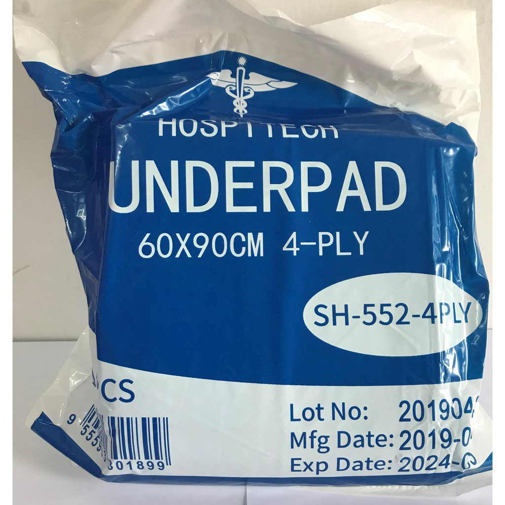 Hospitech Underpad (60cm x 90cm x 10's) | Shopee Malaysia