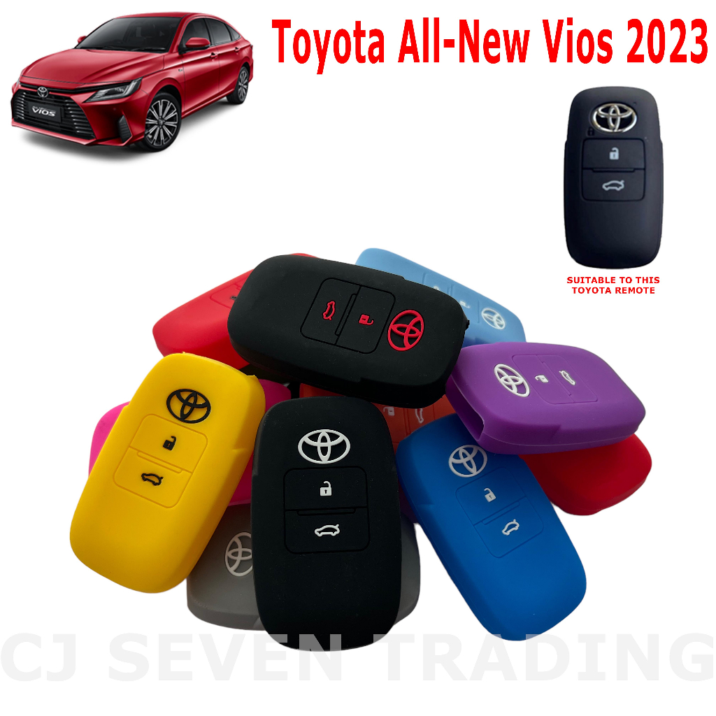 Toyota All-New Vios 2023-2025 Keyless Remote Car Key Silicone 360 Full ...