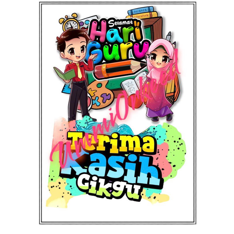 Digital Card Hari Guru Soft Copy Shopee Malaysia
