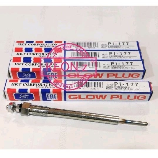 HKT Heater Glow Plug for Isuzu D-Max 1.9 (RZ4E-TC) 1set 4pc | Shopee ...