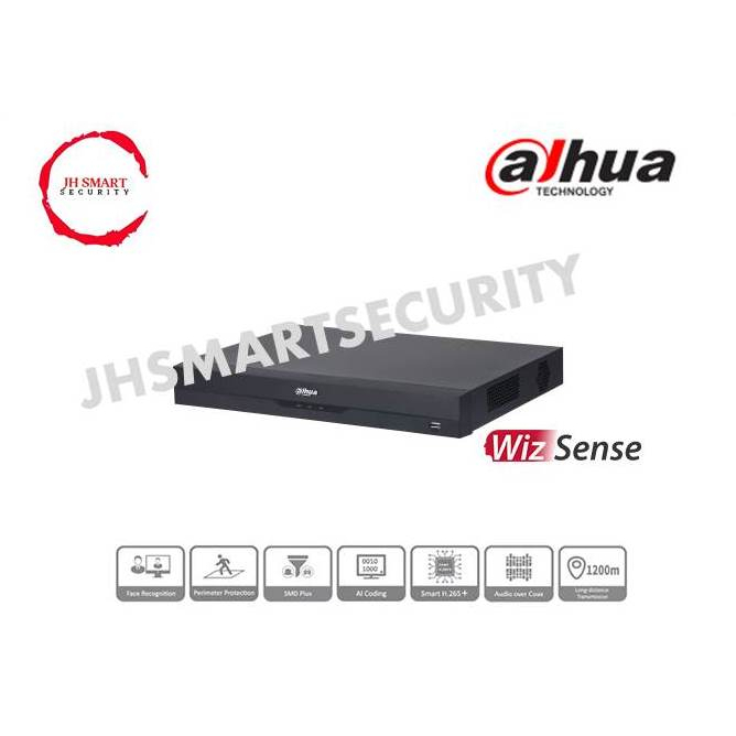 DAHUA XVR5208AN-4KL-I3 8 Channels Penta-brid 4K-N/5MP 1U 2HDDs WizSense Digital Video Recorder ...